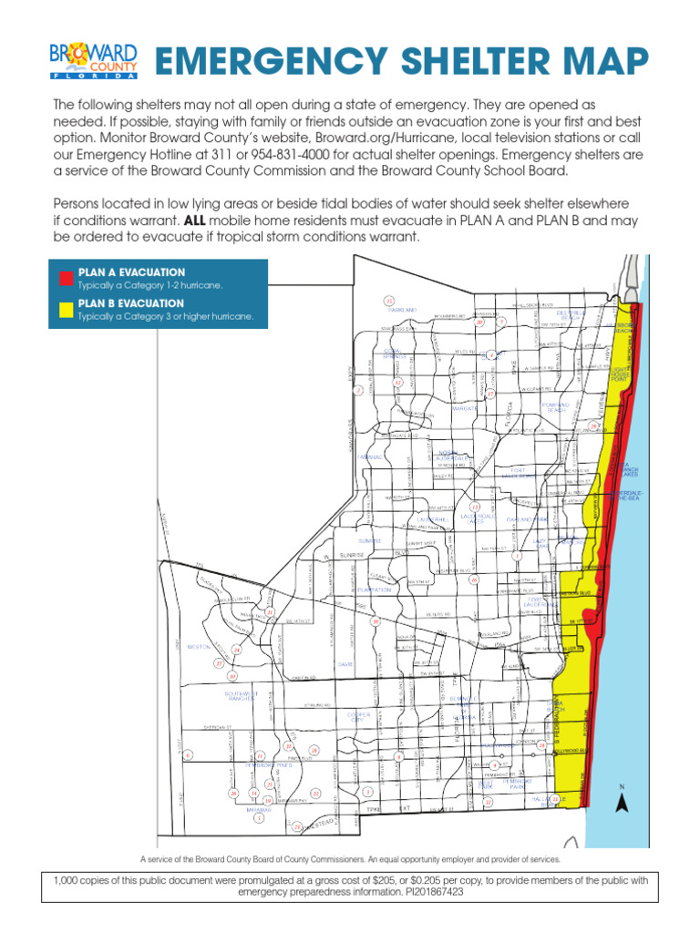 Emergency Shelter Map | PDF | Tropical Cyclones | Atlantic Hurricanes