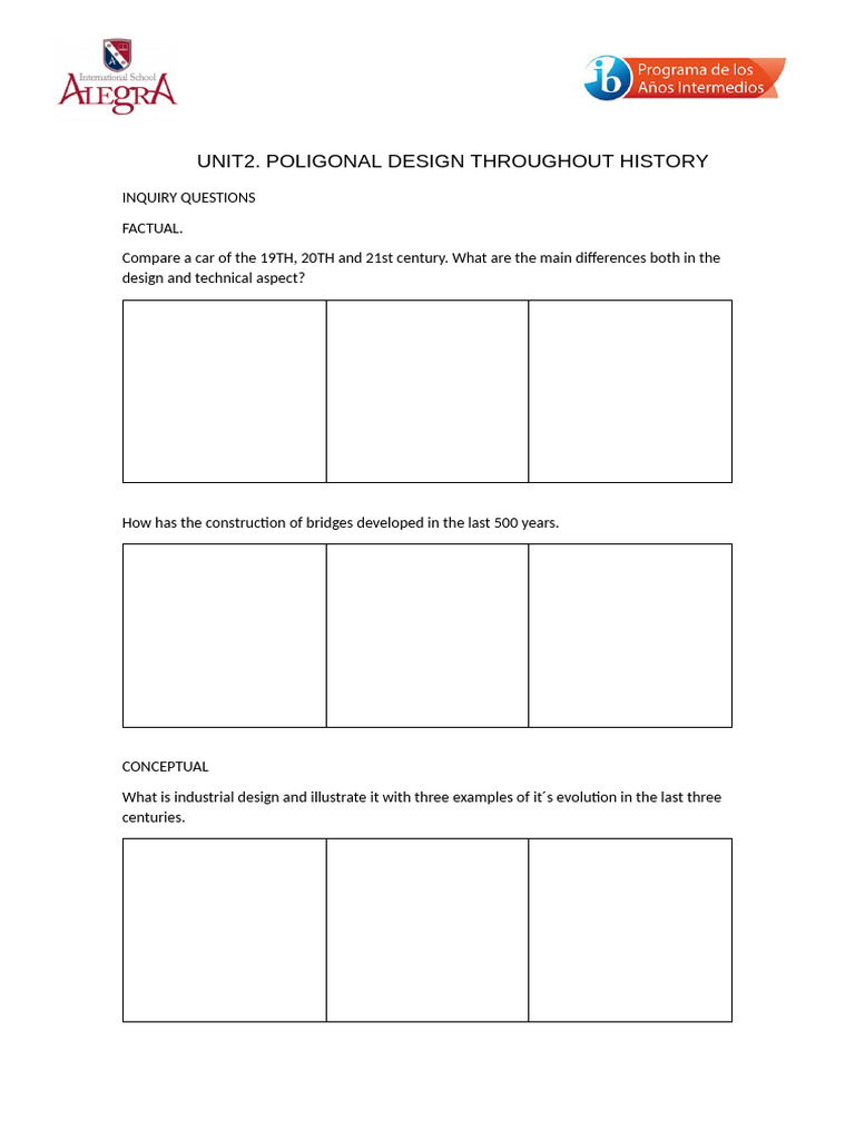 Unit2. Inquiry Questions | PDF
