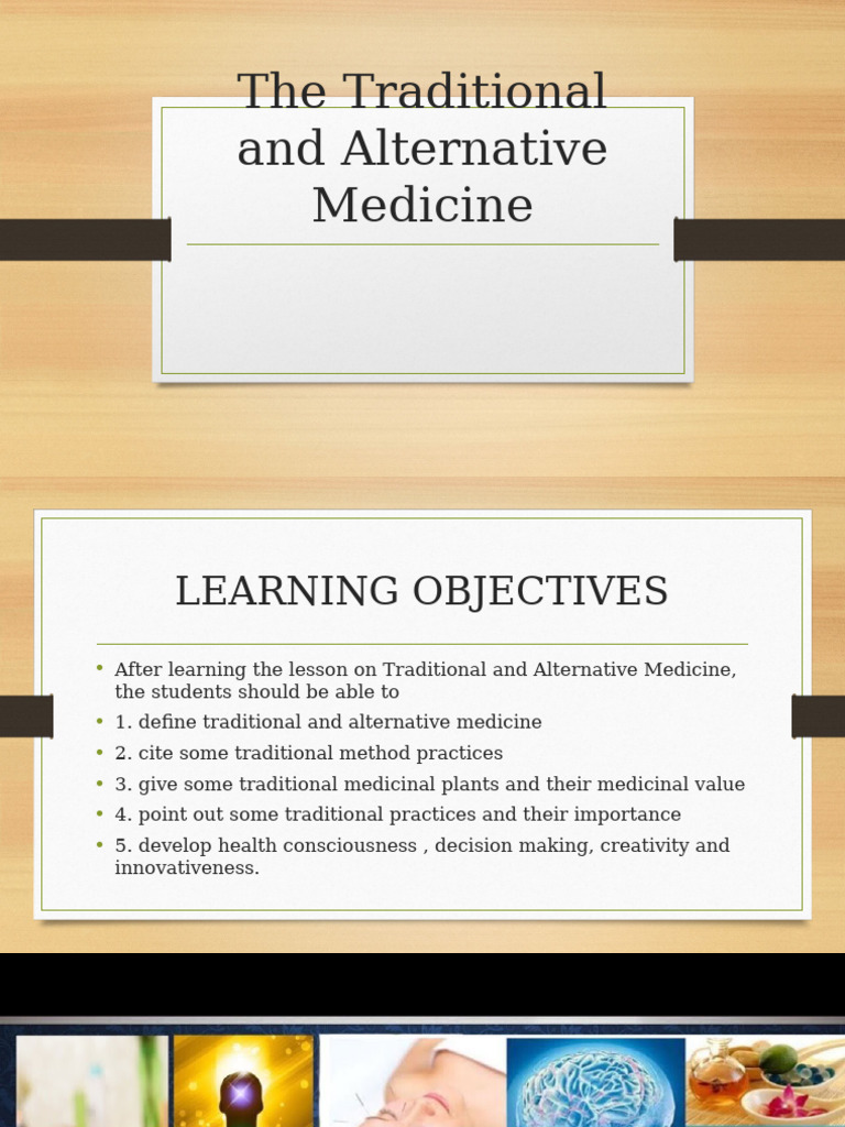 Traditional vs. Alternative Medicine Overview | PDF | Alternative ...