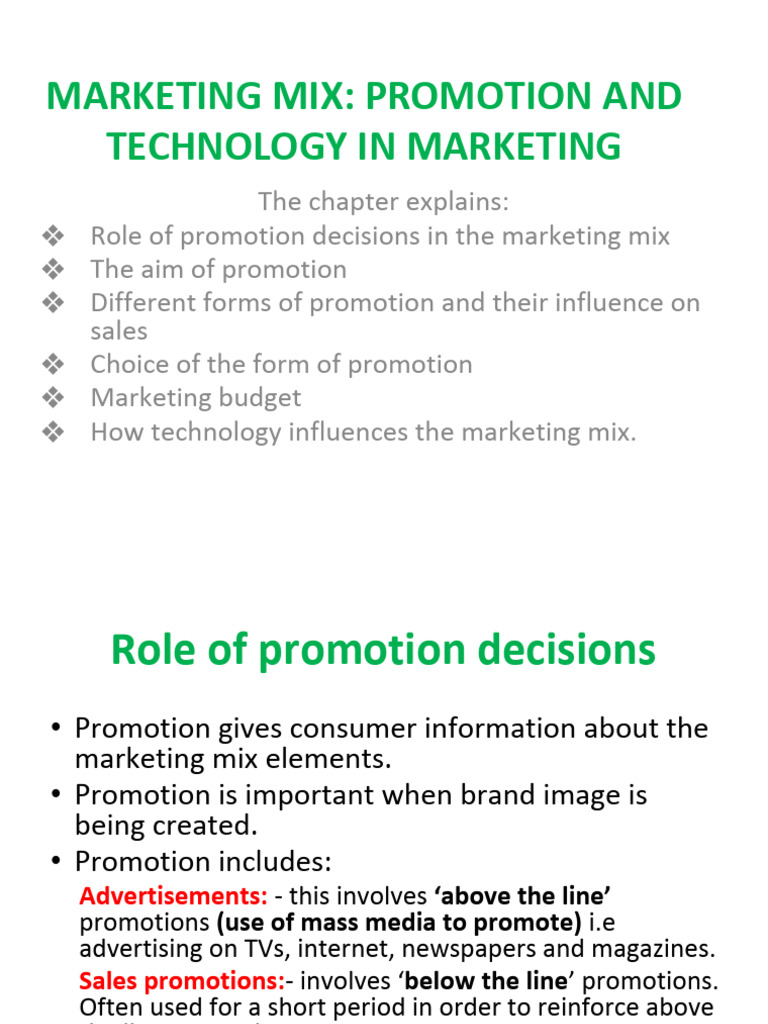 Business Igcse Notes On Marketing Mix | PDF | Advertising | Marketing