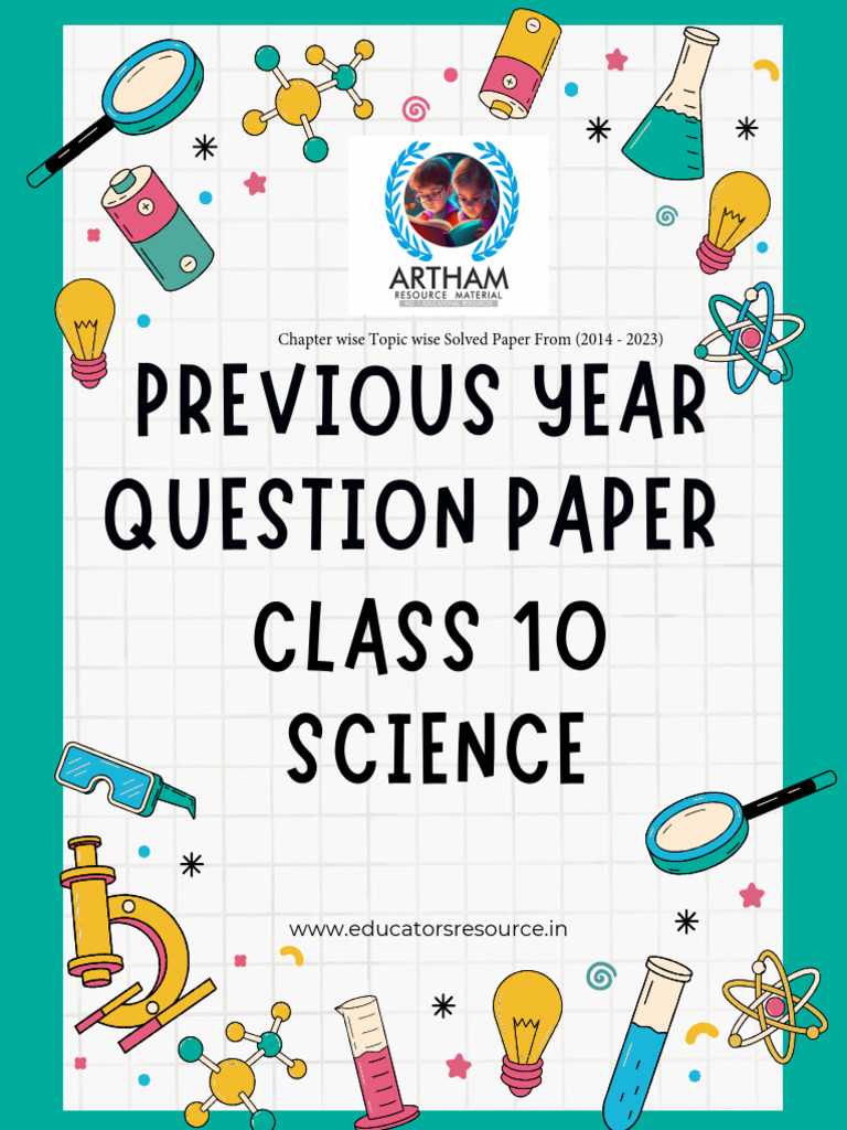 Class 10 Science CBSE PYQ Chapter Wise Topic Wise | PDF | Hydroxide | Acid