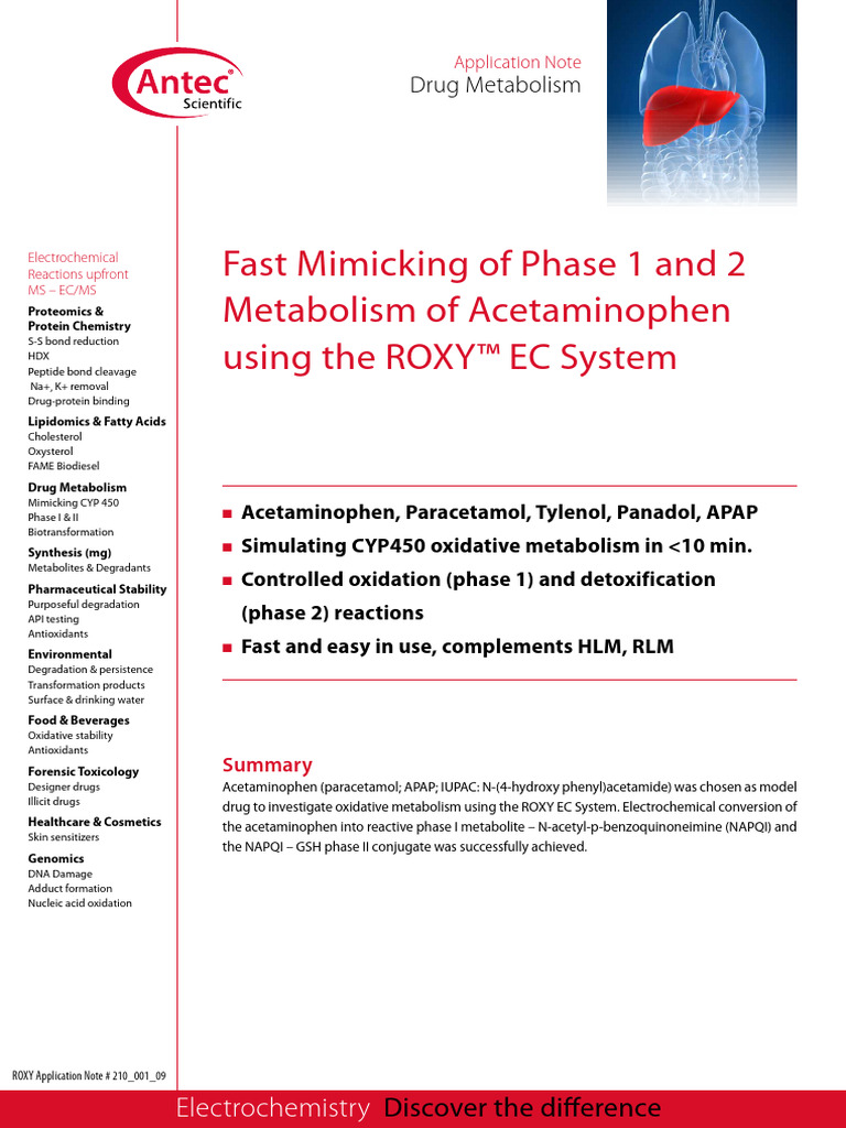 210 - 001 - Fast Mimicking Phase 1 and 2 Acetaminophen | PDF ...