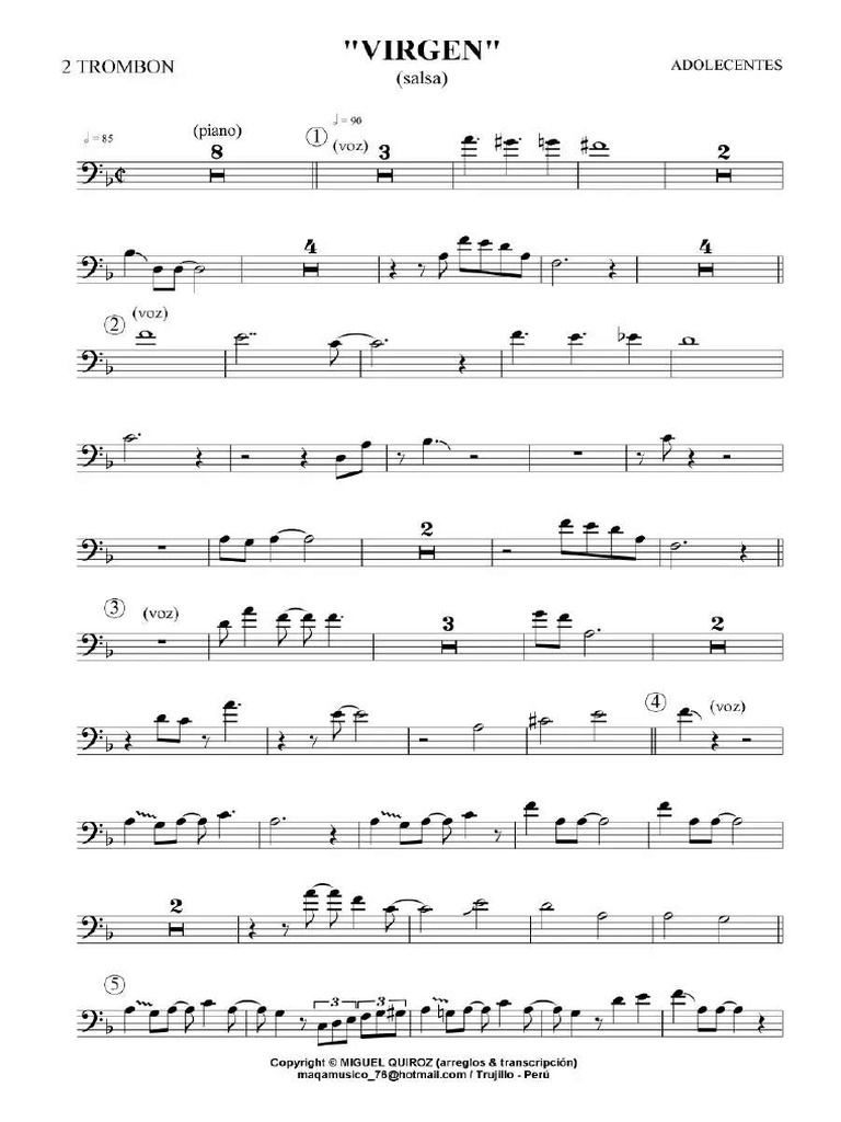 Virgen Trombone 2 | PDF