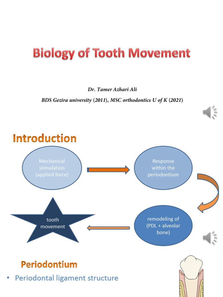 Biology of Tooth Movement | PDF | Bone | Osteoblast