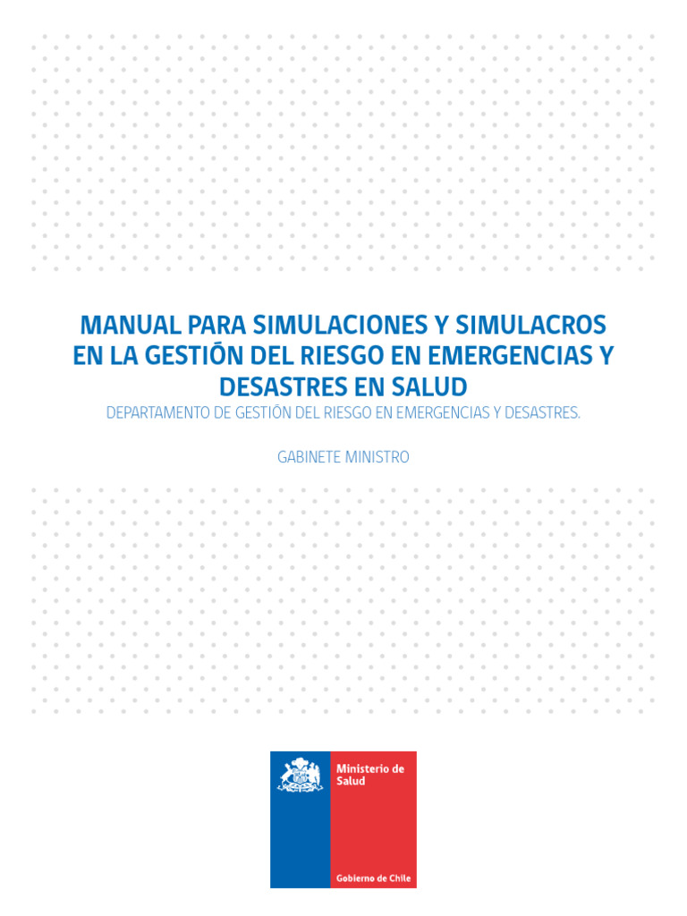 Manual de Simulaciones y Simulacros Salud | PDF | Evaluación | Simulación