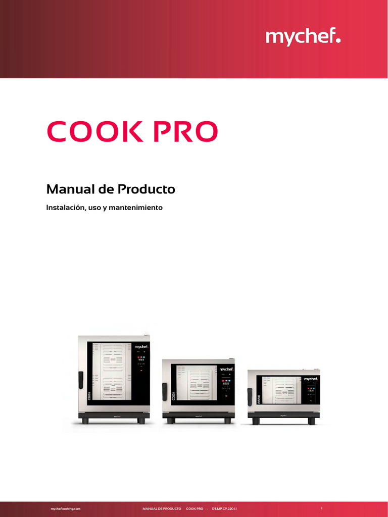 Manual de Producto Cook Pro Dtmpcp22011 | PDF | Agua