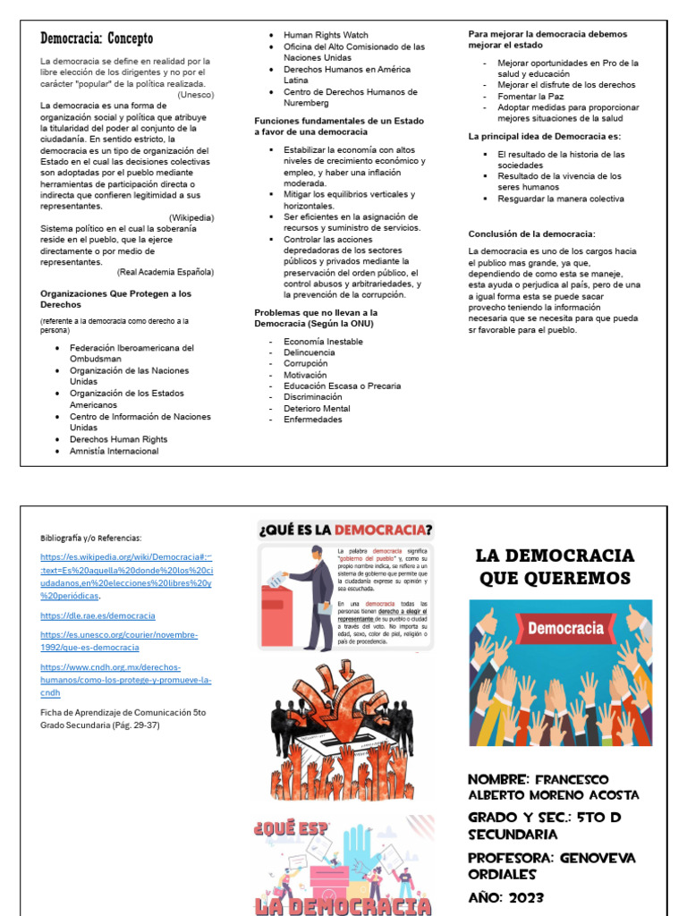 Democracia: Concepto y Desafíos | PDF | Democracia | Ideologías políticas