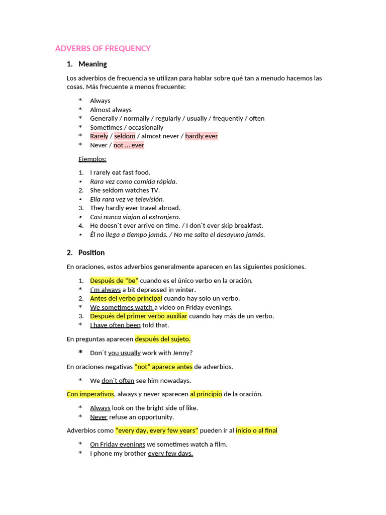 Grammar Adv1 | PDF | Artes del Lenguaje y Comunicación