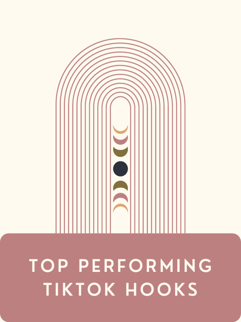 TikTok Hook Guide for Creators | PDF | Self-Improvement