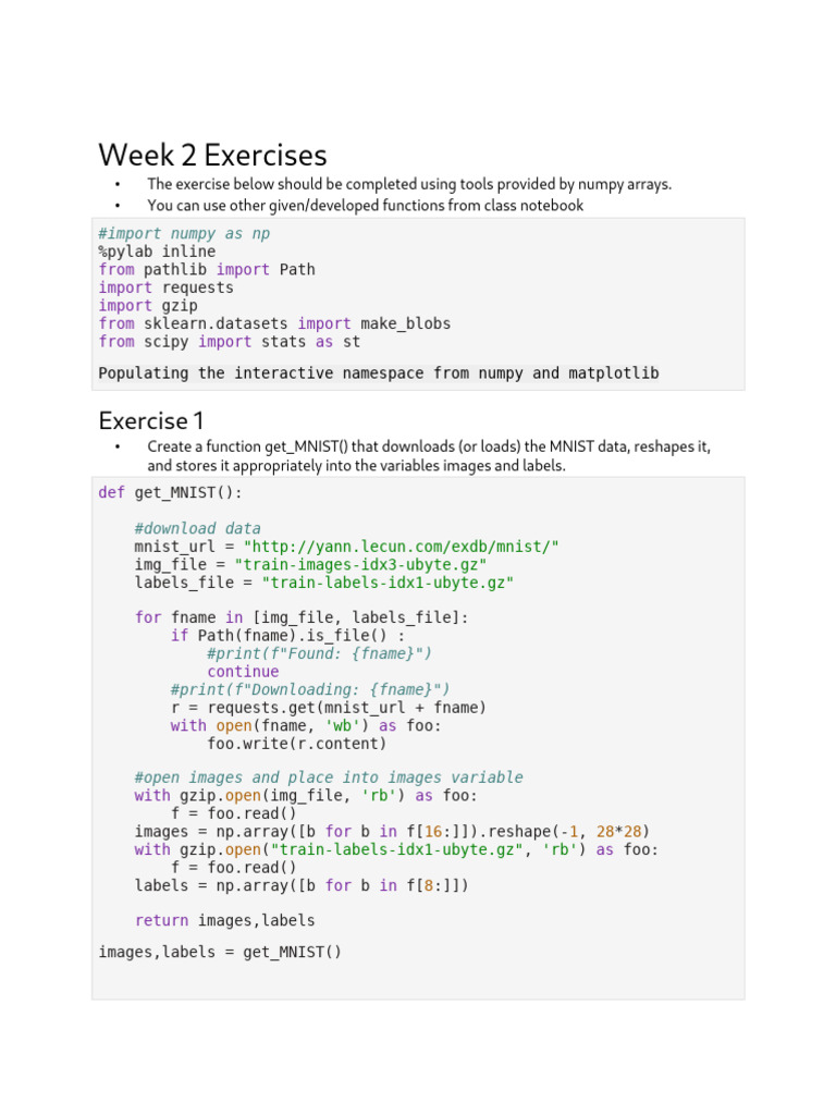 Week 2 exercises-SOLN | PDF | Computer Programming