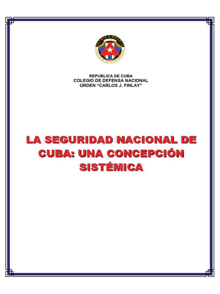 Seguridad Nacional de Cuba | PDF | Cuba | Sistema