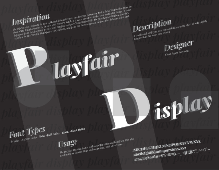 A Ar in Playfair Display | PDF