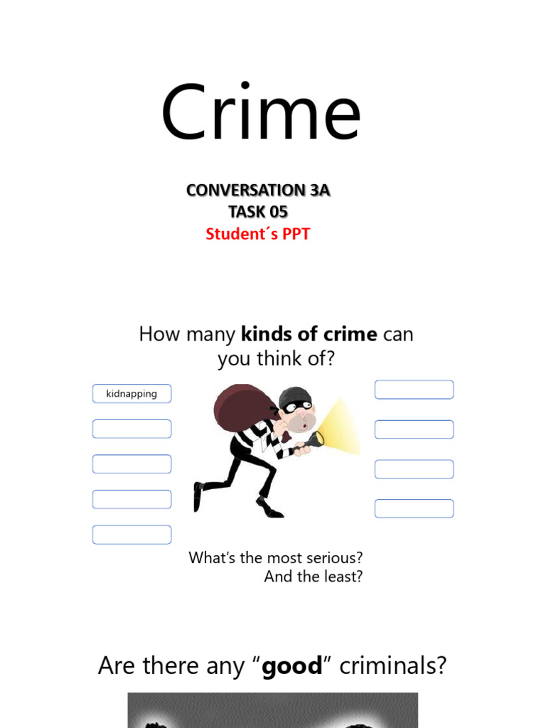 Exploring Crime: Types and Solutions | PDF