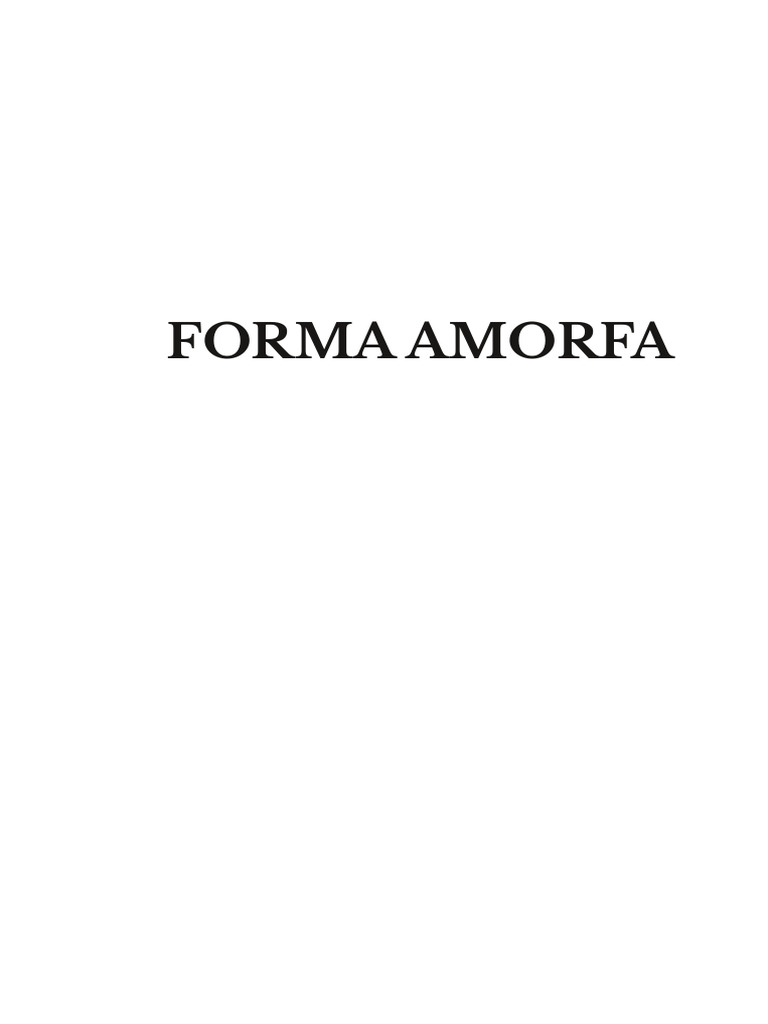 Forma Amorfa - 3 Ed. - Livre | PDF | Poesia | Jesus
