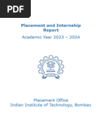 IIT Madras Placement Brochure 2024-25 | PDF | Engineering | Science