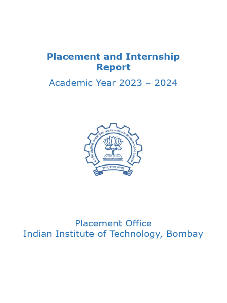Placement Report 2023 24 | PDF | Engineering | Internship
