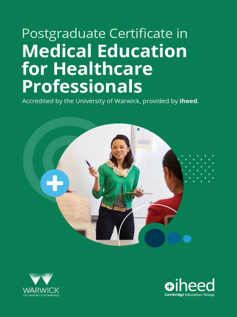 Uow PG Cert in Medical Education For Healthcare Professionals Brochure | PDF | Medical Education ...