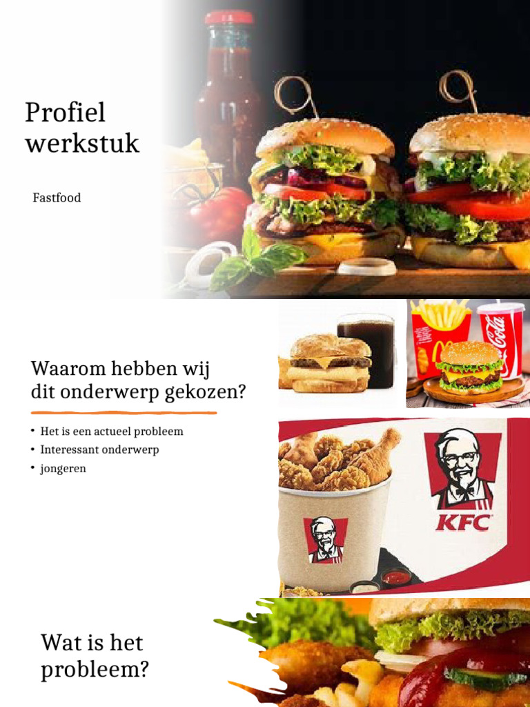 Presentatie Fastfood | PDF