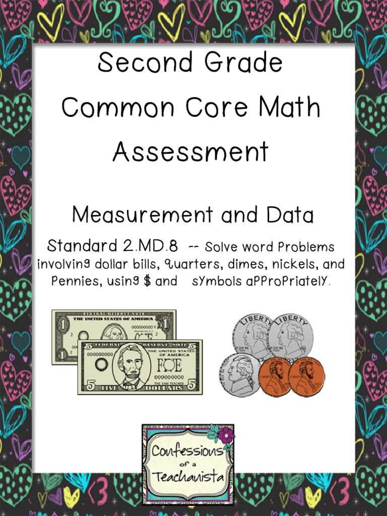 Second Grade Common Core Math Assessment | PDF | Career & Growth | Home ...