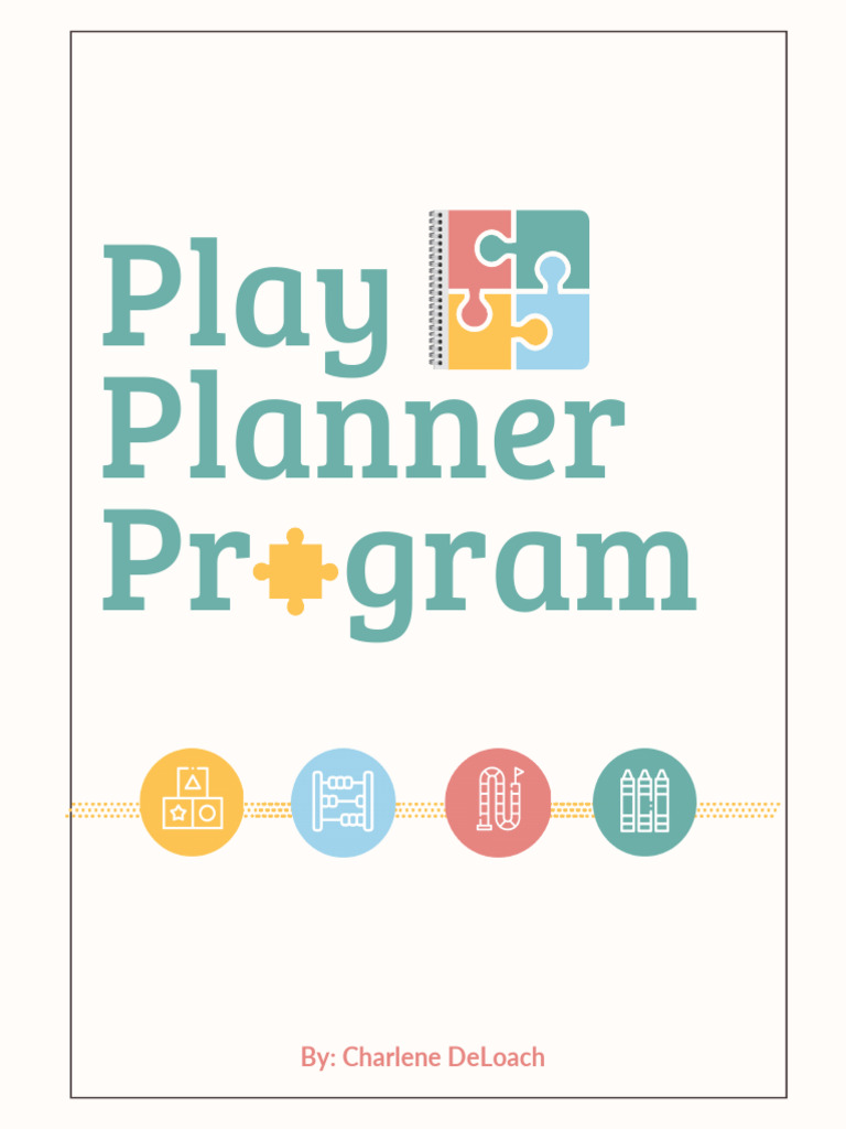 Playroom Chronicles Play Planner Program | PDF | Stuffed Toys