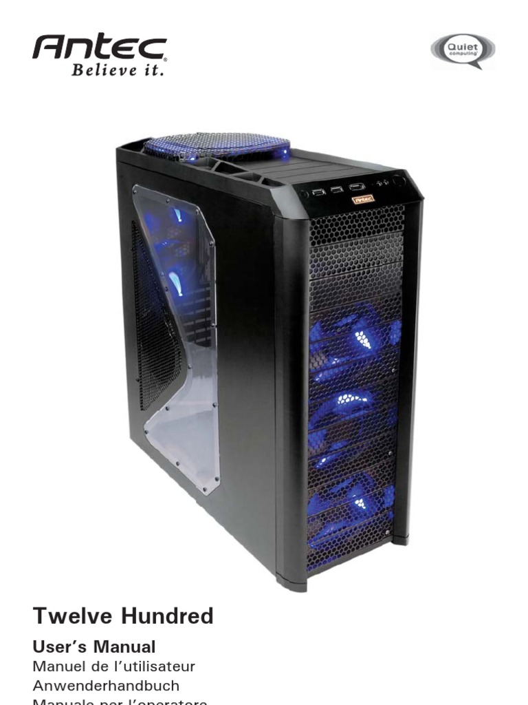 Antec 1200 Manual | PDF | Digital Technology | Digital Electronics