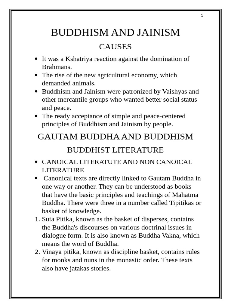 BUDDHISM AND JAINISM | PDF | Buddhist Texts | Nirvana