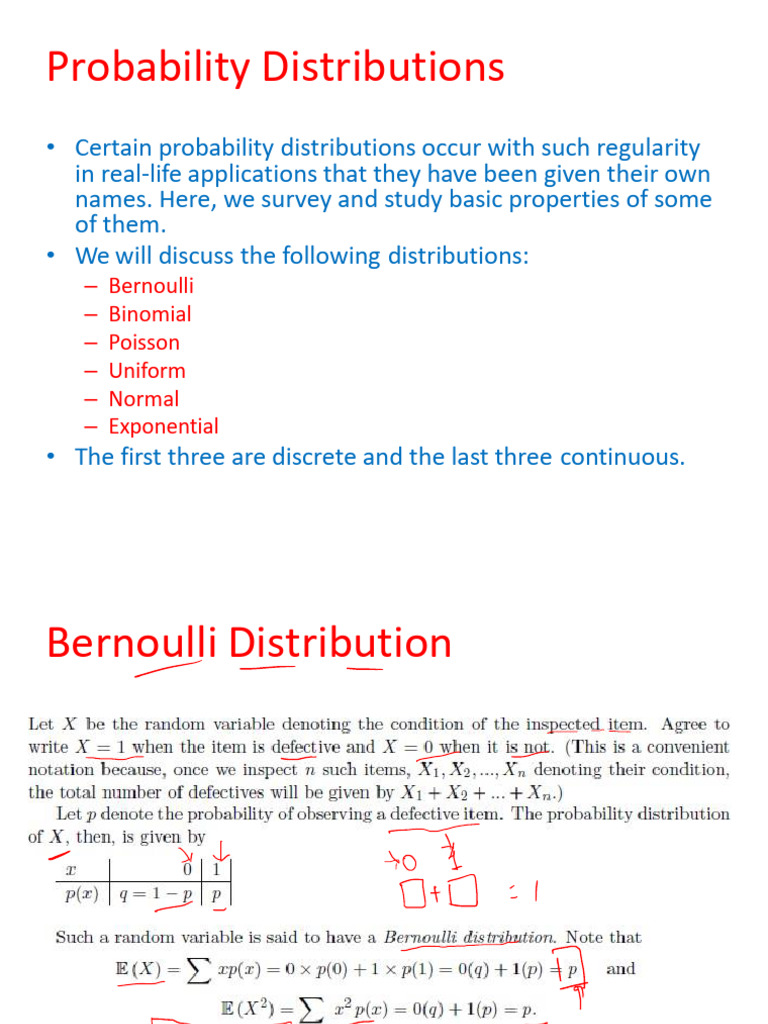 Discrete Probability Distribution | PDF | Probability Distribution ...