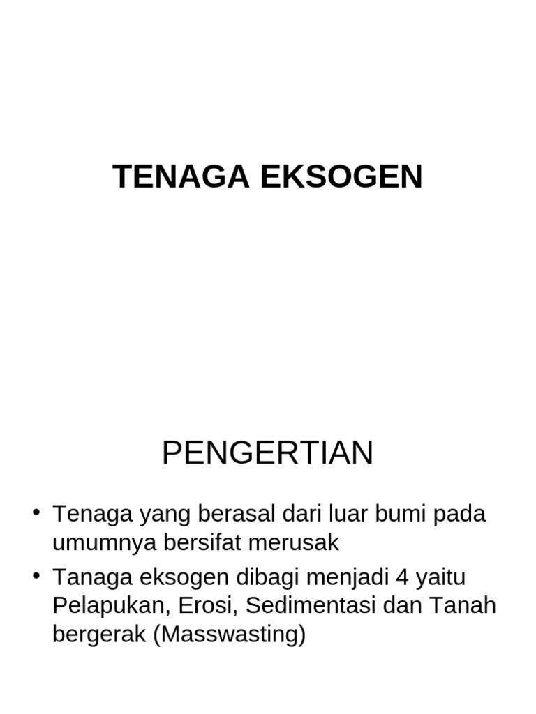 Eksogen | PDF | Sains & Matematika