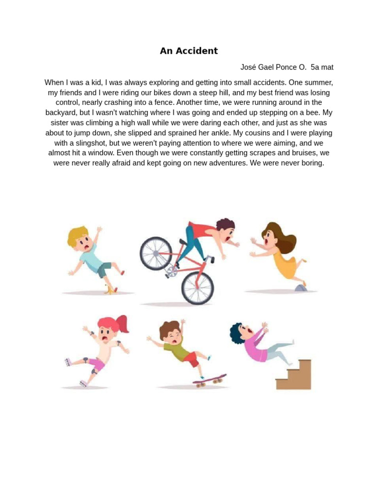 Act. 4.1 An Accident Jose Gael Ponce | PDF | Mystery, Thriller & Crime Fiction