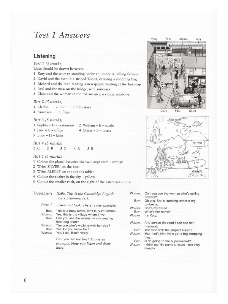 Flyers Answers 1 | PDF