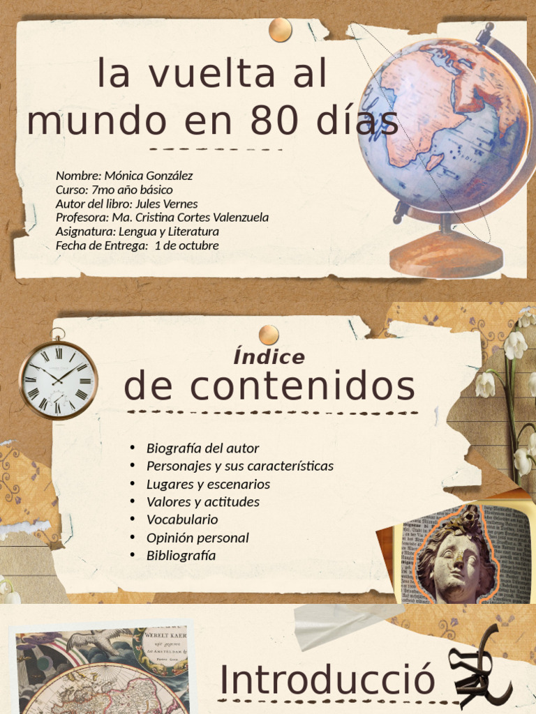 Análisis de "La vuelta al mundo" | PDF | Al rededor del mundo en ...