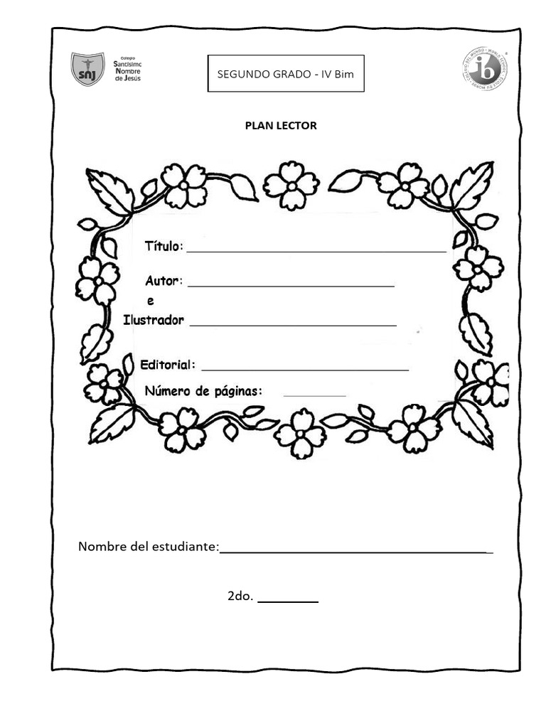 Anexos Plan Lector IV BIM | PDF