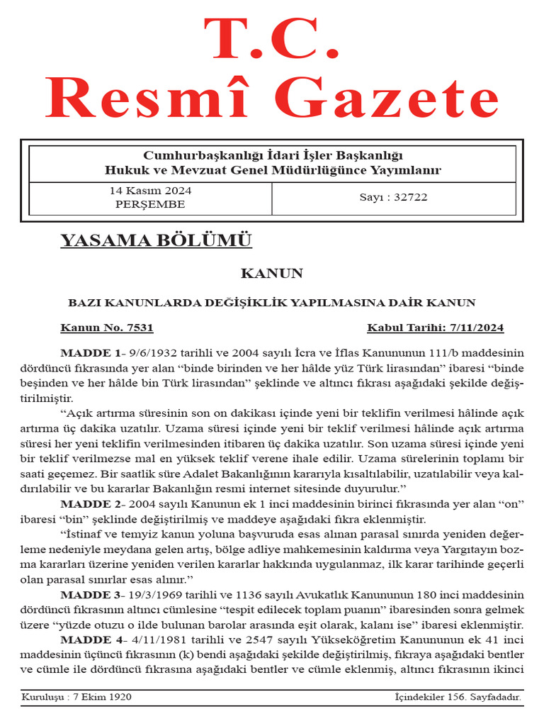 Resmi Gazete | PDF
