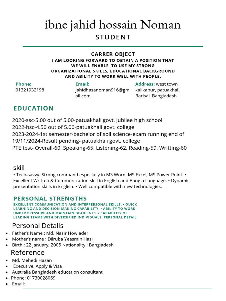 Ibne Jahid Hossain Noman | PDF