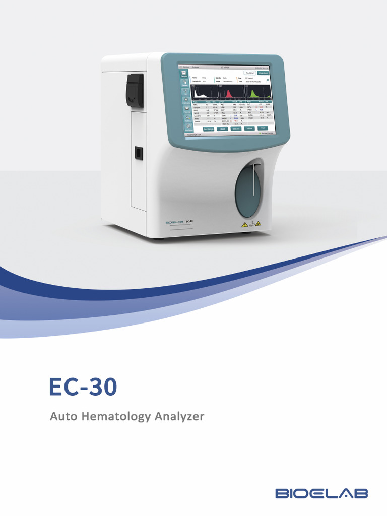 Bioelab Hematologia Ec-30 Brochure | PDF | White Blood Cell | Red Blood ...