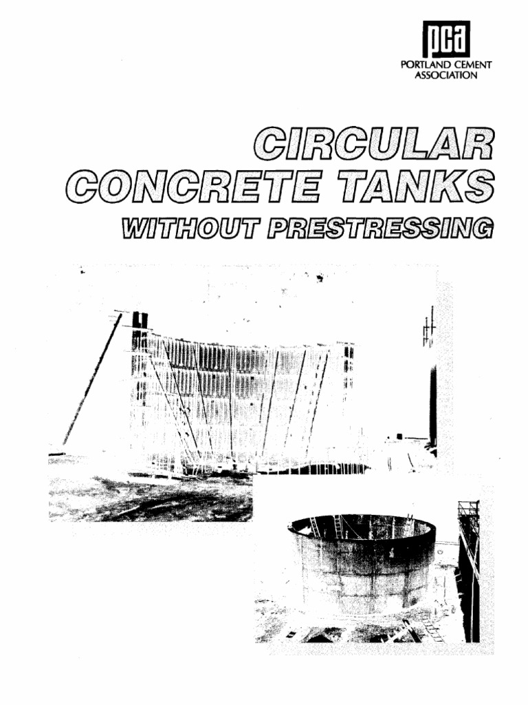 Circular Concrete Tanks Without Prestressing | PDF
