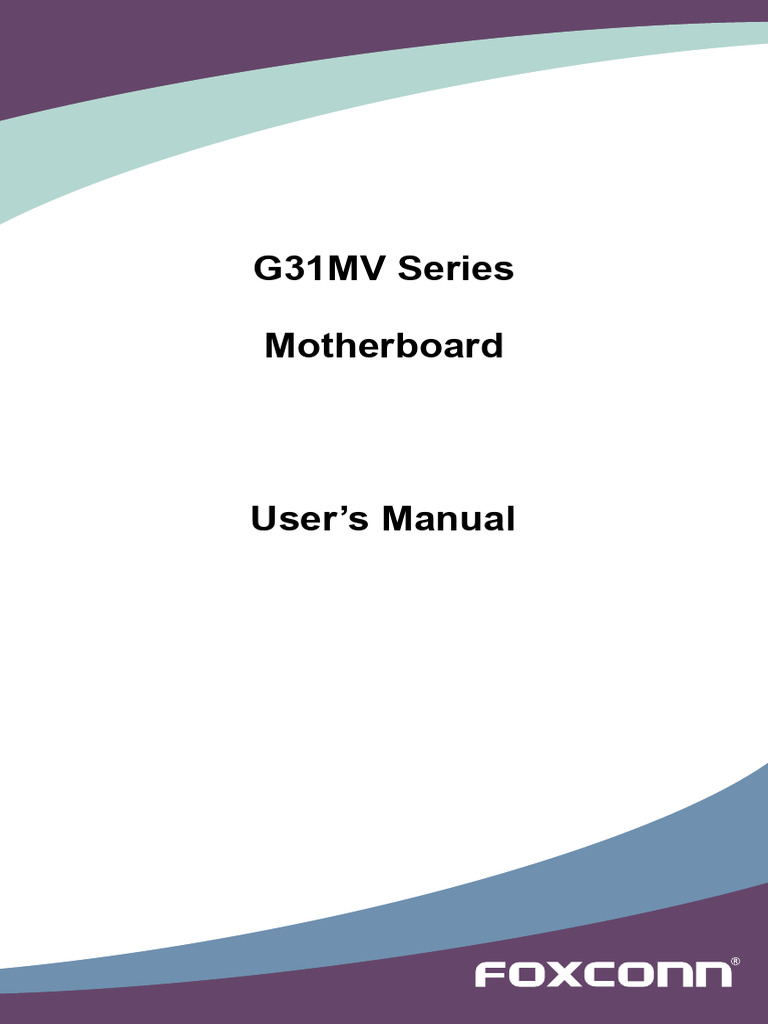 G31MV Series Manual en v1.0 | PDF | Bios | Usb