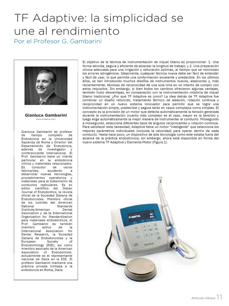 ESPAÑOL TF Adaptive Endodontie PDF | PDF
