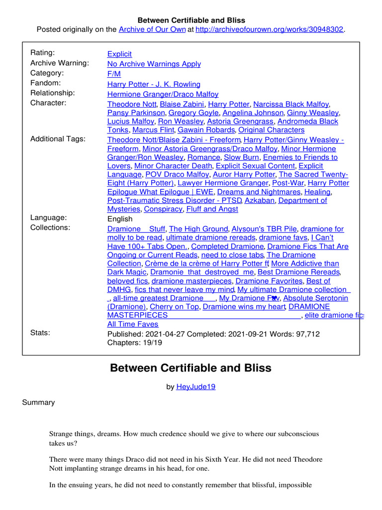 Between Certifiable and | PDF | Harry Potter