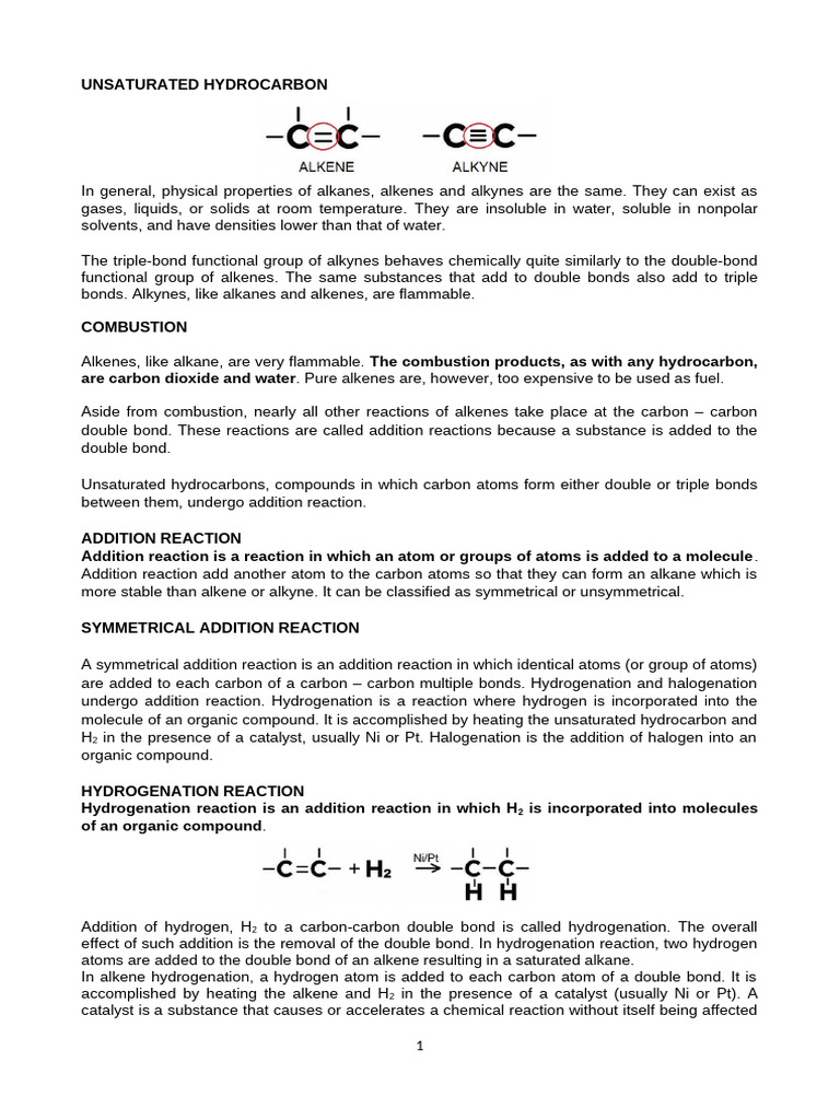 G9 Consumer Chemistry Lesson 2 | PDF | Alkene | Chemical Reactions