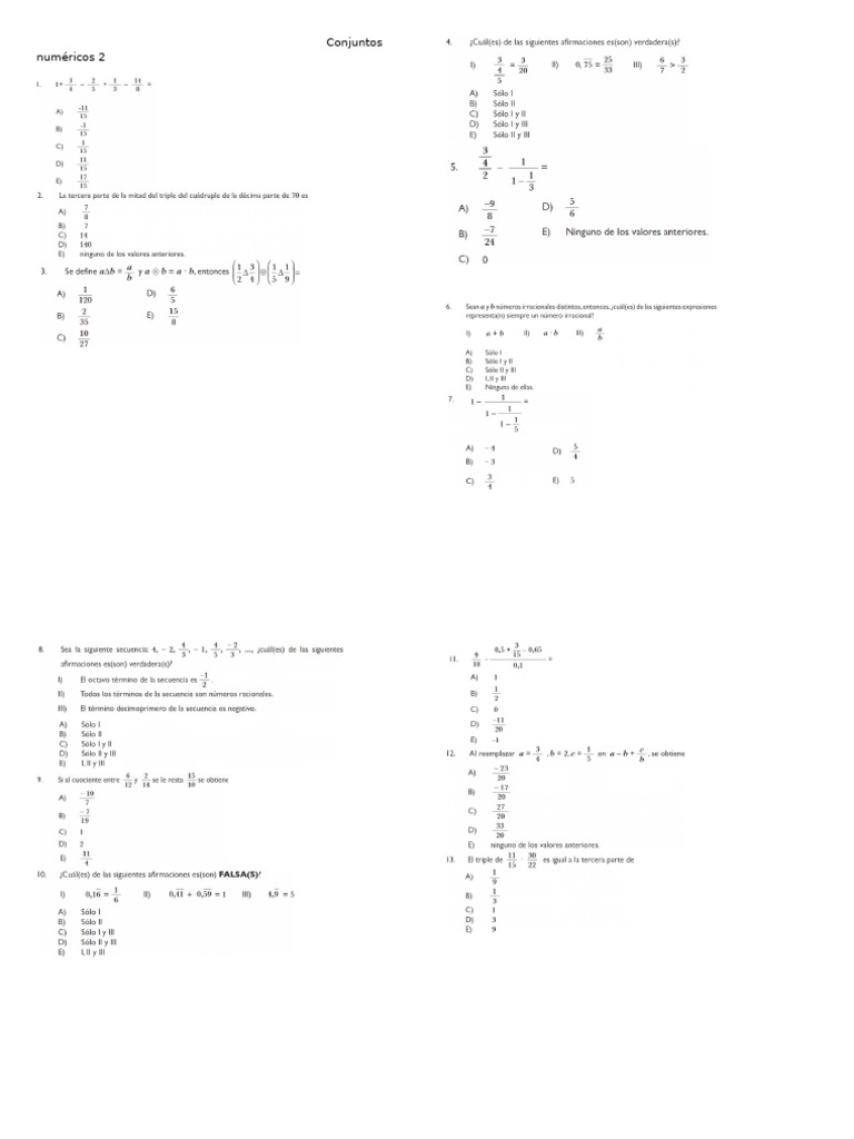 02 Conjuntos Numéricos 2 | PDF