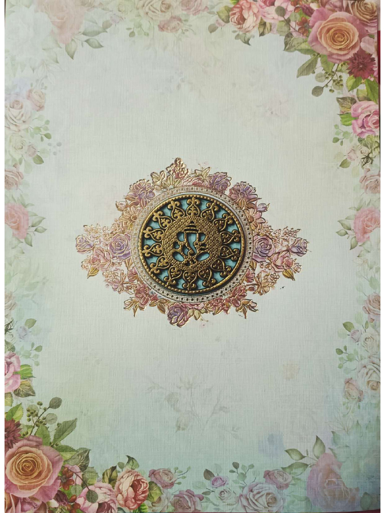 Boopathi - Thrisha Marriage | PDF