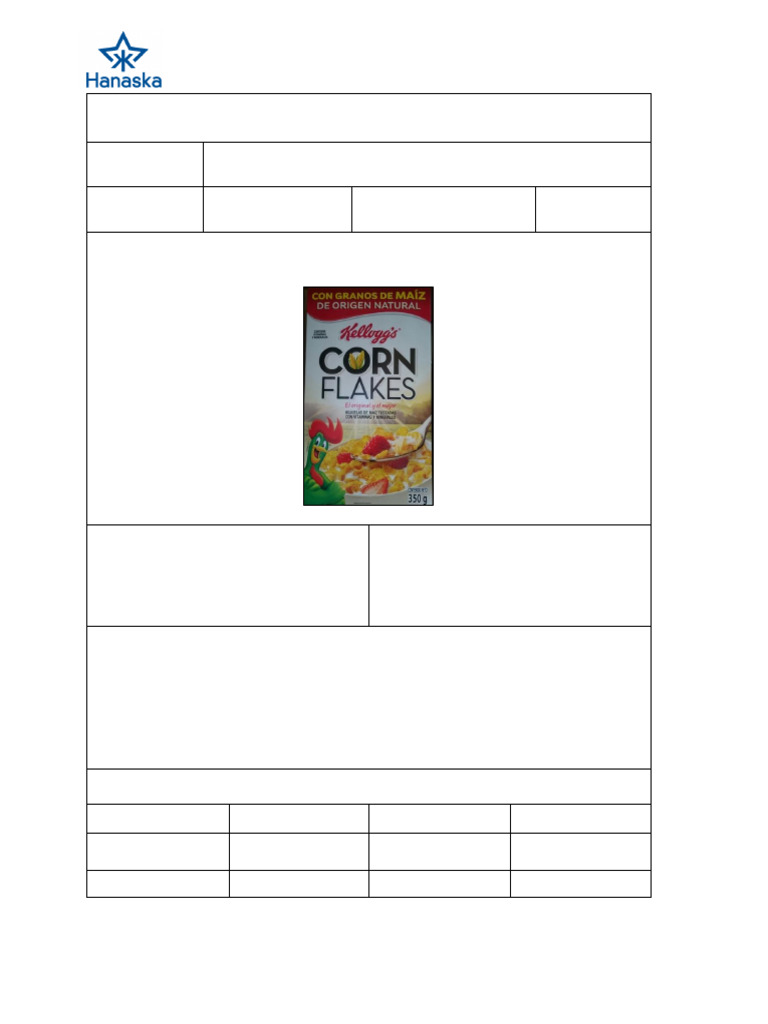 FT. Corn Flakes | PDF | Cereales