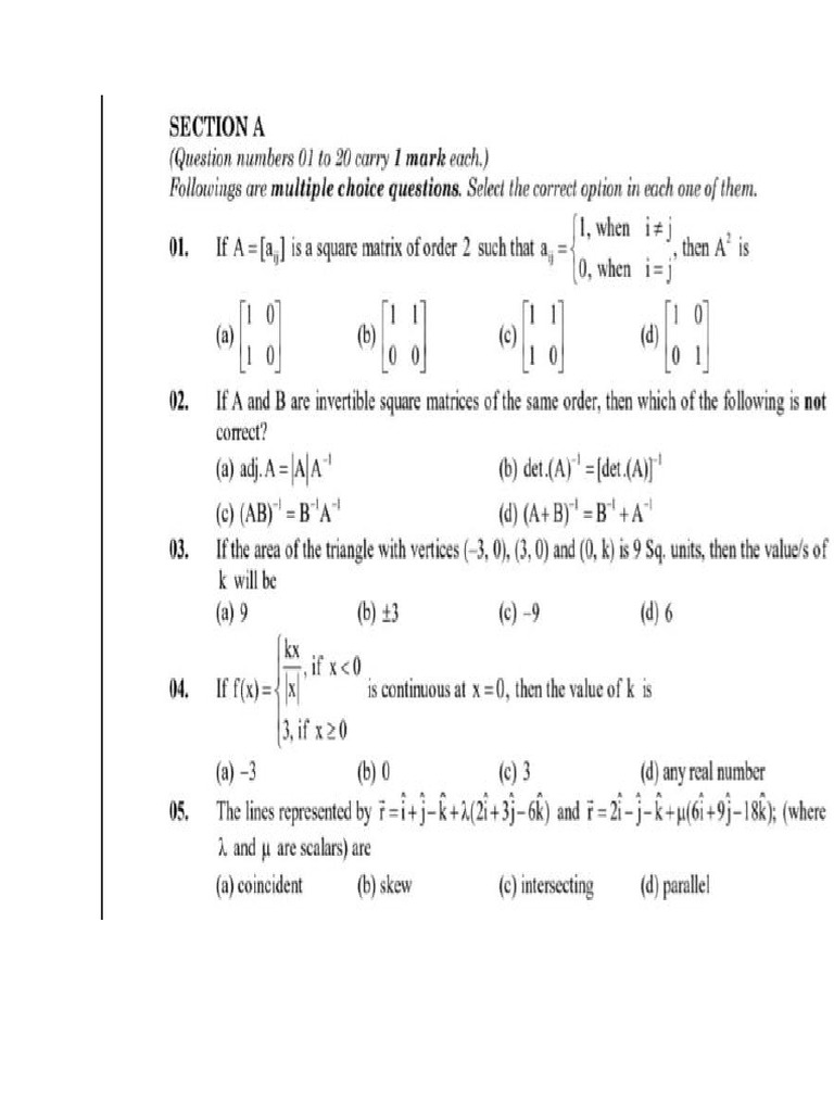 Math Paper | PDF