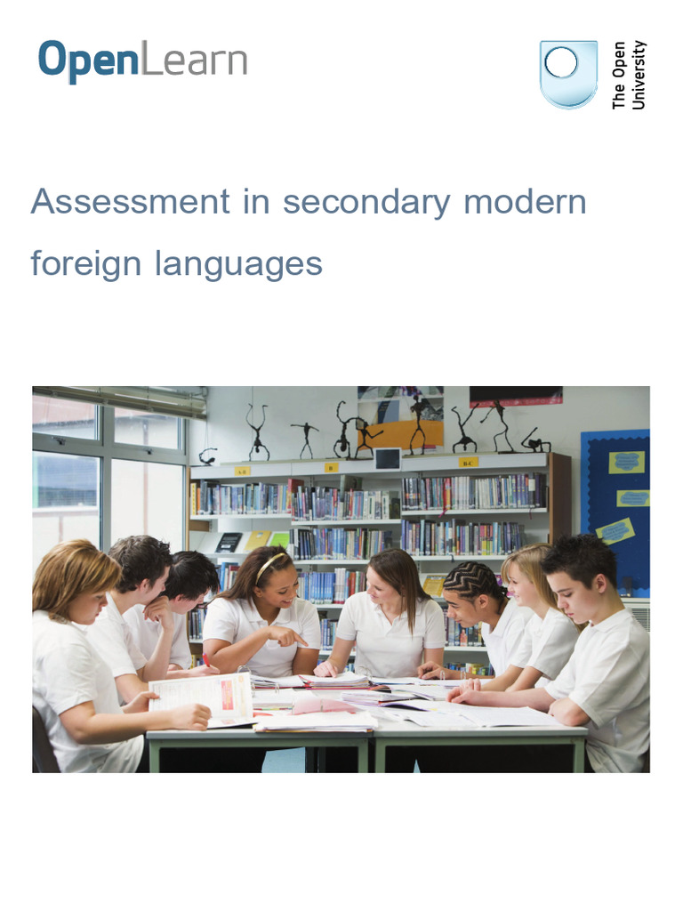 Assessment in Secondary Modern Foreign Languages Printable | PDF ...