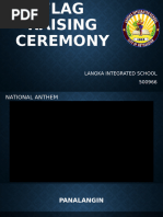 Flag Ceremony Script | PDF