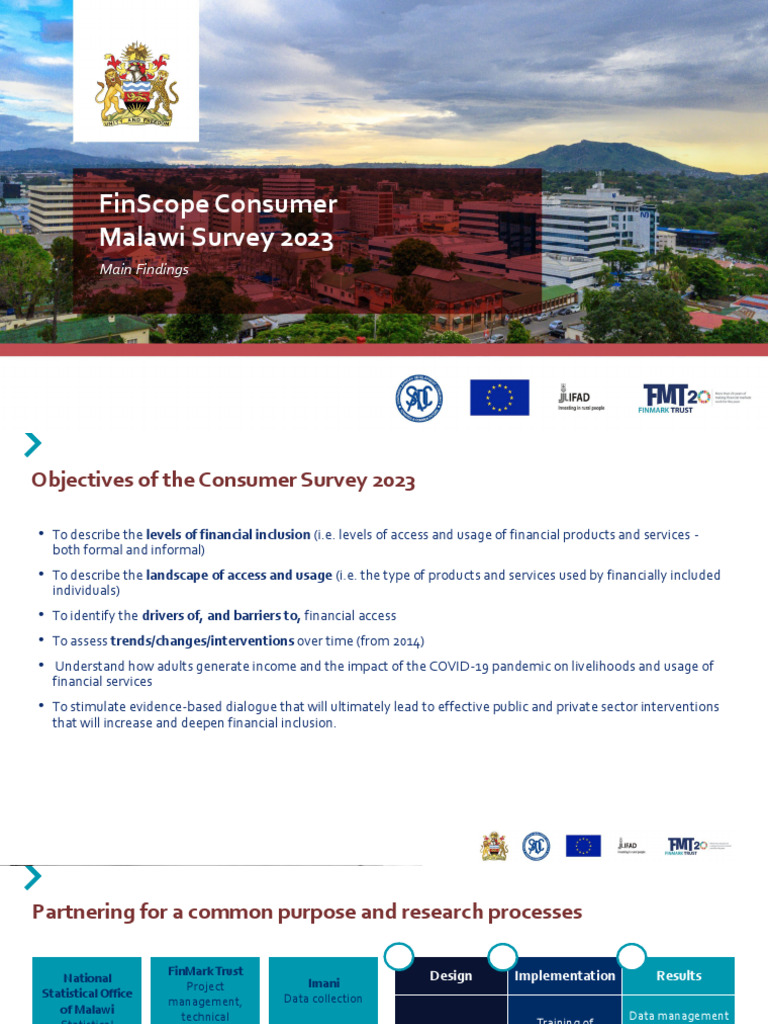 2023 FinScope Consumer Survey Malawi 2023 Presentation | PDF | Sampling ...