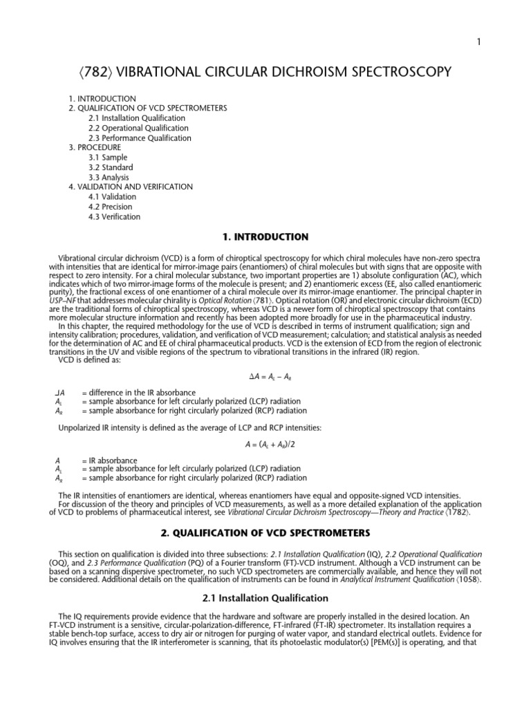 782 Vibrational Circular Dichroism Spectros | PDF | Infrared ...