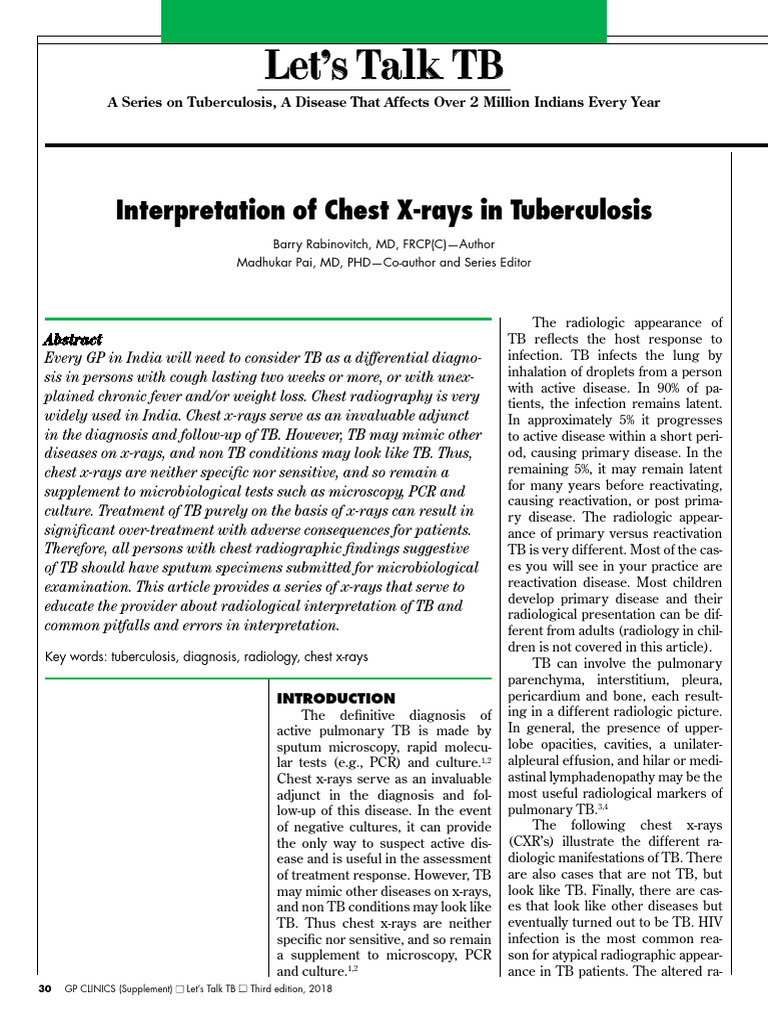Pages From Lets Talk TB 3rd 2018 For Web 3 | PDF | Tuberculosis | Pneumonia