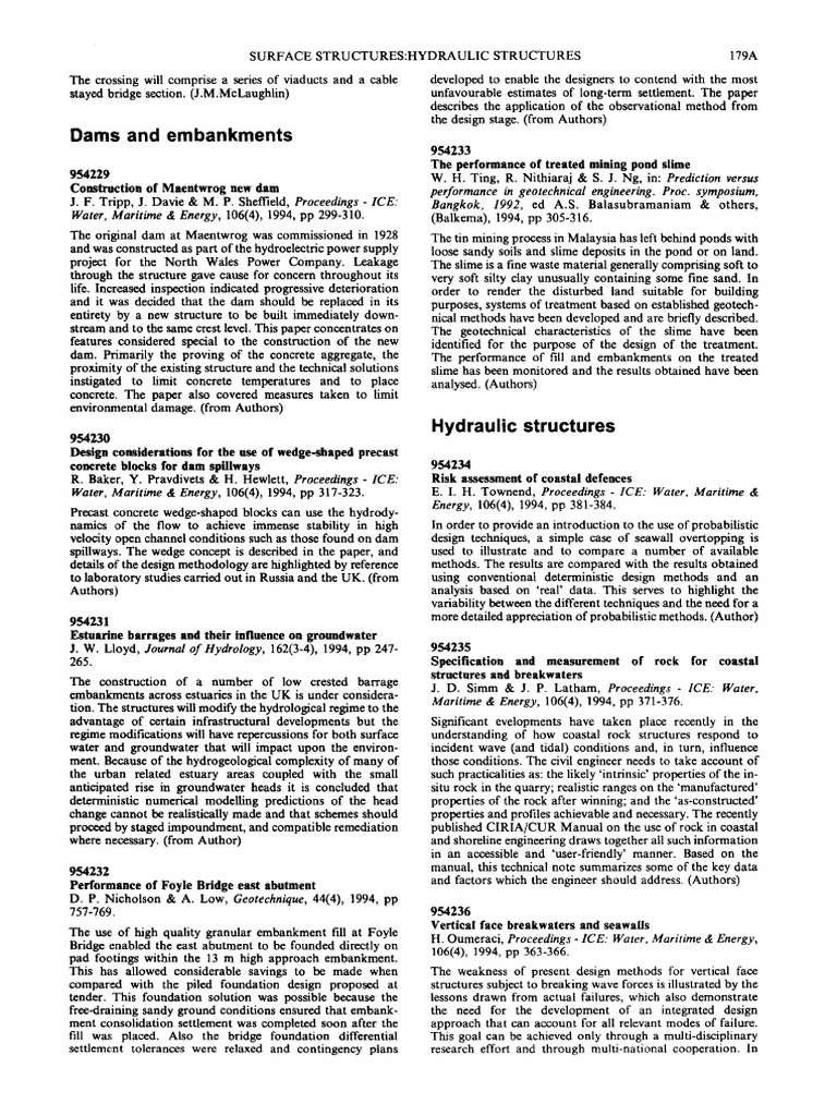Dams and Embankments: Versus | PDF | Dam | Geotechnical Engineering